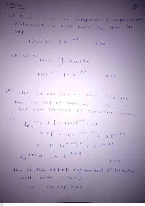 [solved] 4 let x1 x2 xn be independent exponentially distributed course hero