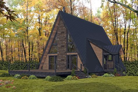 2 Bed A Frame Cabin With Loft And Great Room 1627 Sq Ft 350075GH