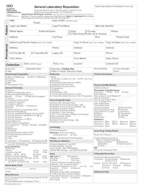 General Laboratory Requisition Complete With Ease Airslate Signnow