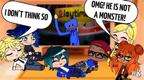 Mlb React To Poppy Playtime Memes Huggy Wuggy Edits Gacha Life