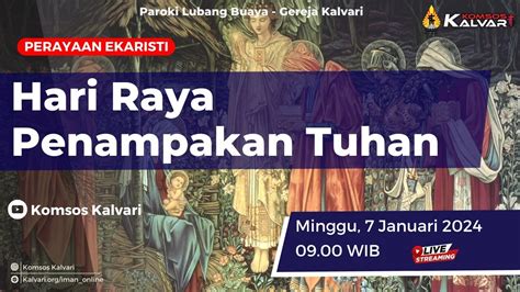 Perayaan Ekaristi Hari Raya Penampakan Tuhan Januari Gereja