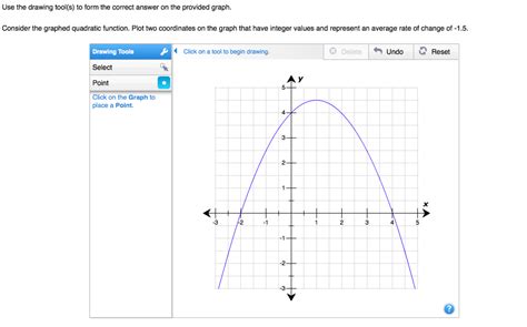solved use the drawing tool s to form the correct answer on