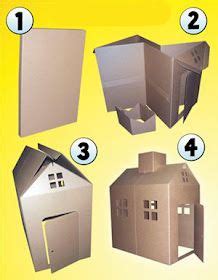 paso a paso para hacer una casita de carton para niños Casas de