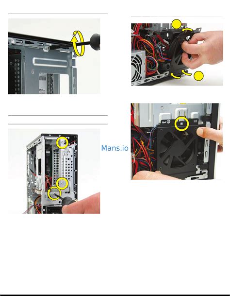 HP Pavilion Slimline S5133w 27 56 Removing And Replacing The Hard