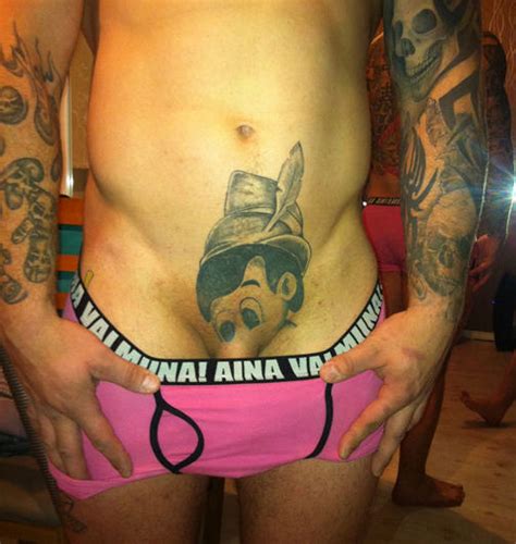 Pinocchio Penis Tattoo Nude