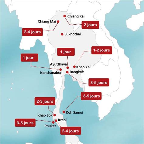 Décrypter 89 imagen carte thailande touristique fr thptnganamst edu vn