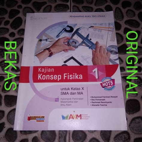 Jual Buku Kajian Konsep Fisika Kelas 10 X 1 SMA Platinum Tiga Serangkai
