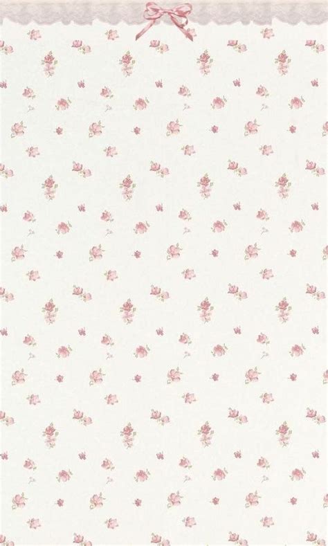 Coquette Aesthetic Wallpaper Bow Wallpaper Vintage Flowers Wallpaper