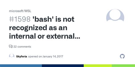 Bash Is Not Recognized As An Internal Or External Command Operable