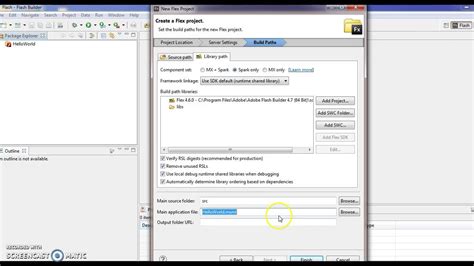 adobe flex tutorial 1 adobe flex hello world example youtube