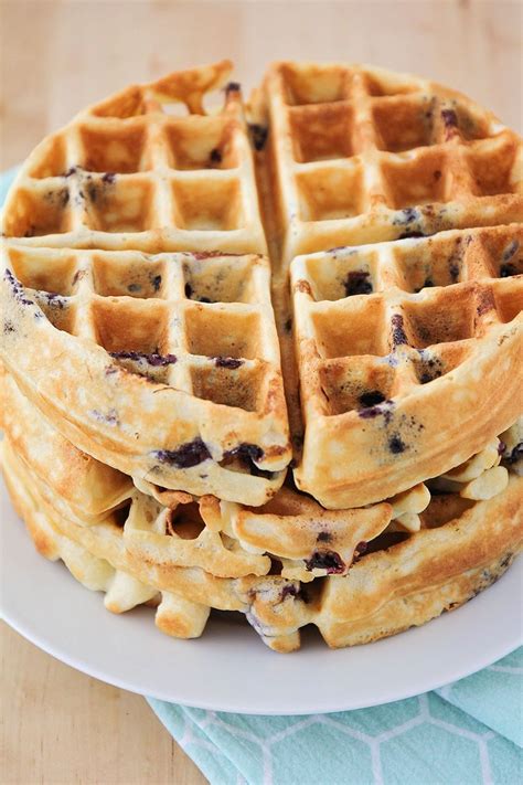 Blueberry Buttermilk Waffles Artofit