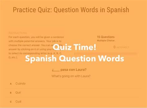 Question Words In Spanish 8 Key Interrogative Words Tell Me In Spanish