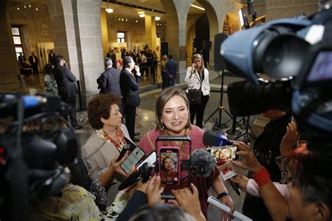 Entrevista a la senadora Xóchitl Gálvez Ruiz al término de la sesión