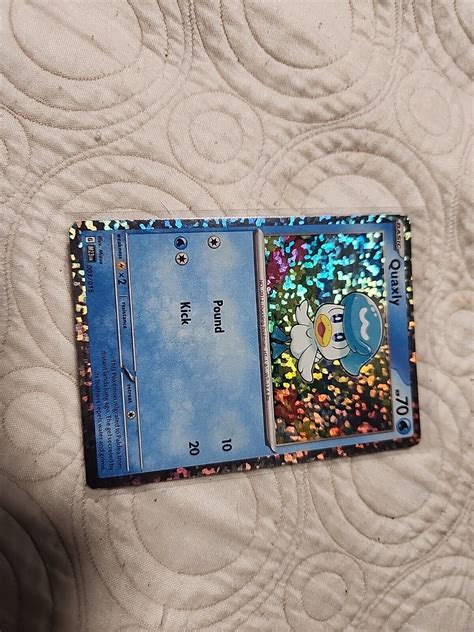 Quaxly 003 015 M23 McDonalds Match Battle Holo Rare Promo Pokémon TCG