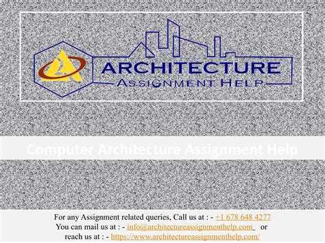 computer architecture assignment help by architecture assignment help issuu