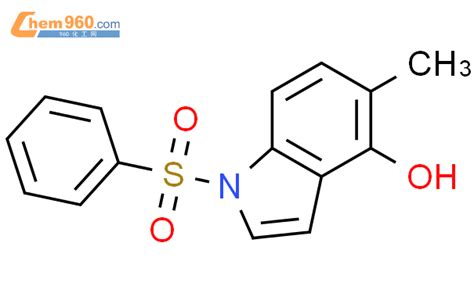 770729 09 4 1H Indol 4 ol 5 methyl 1 phenylsulfonyl 化学式结构式分子式mol