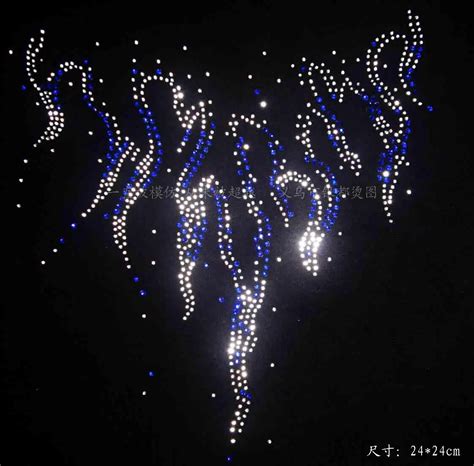 Hot Fix Rhinestone Motif Cm Iron On Rhinestone Transfer Designs