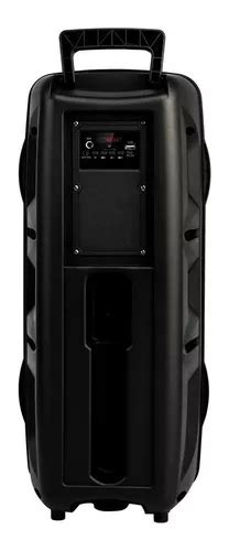 Bocina Grande Bafle Doble Bluetooth Recargable Microfono En Venta En