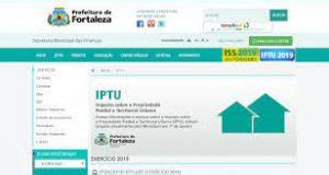 IPTU FORTALEZA 2022 Consultar Valor Datas e 2ª Via de Pagamento
