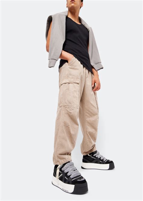 Naked Wolfe Slide Sneakers For Men Black In Uae Level Shoes