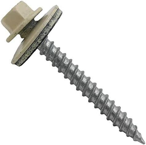 Metal Roofing Screws 250 12 X 2 Ivory Hex Regrip Sheet Metal Roof