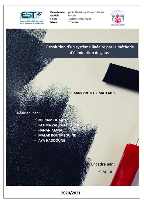 SOLUTION Resolution Du Syst Me Lin Aire Converti Studypool