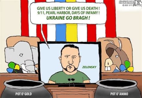St Patricks St Zelensky Days Darcy Cartoon Cleveland