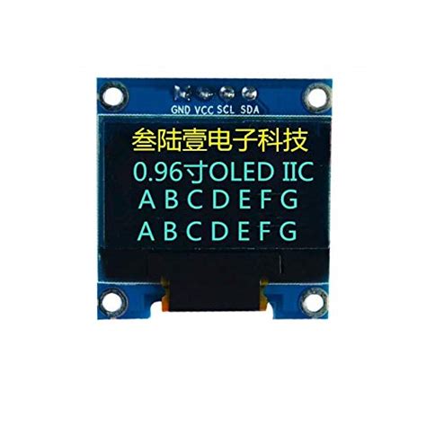 BELONG 0 96 Inch IIC Serial Yellow Blue OLED Display Module 128X64 I2C