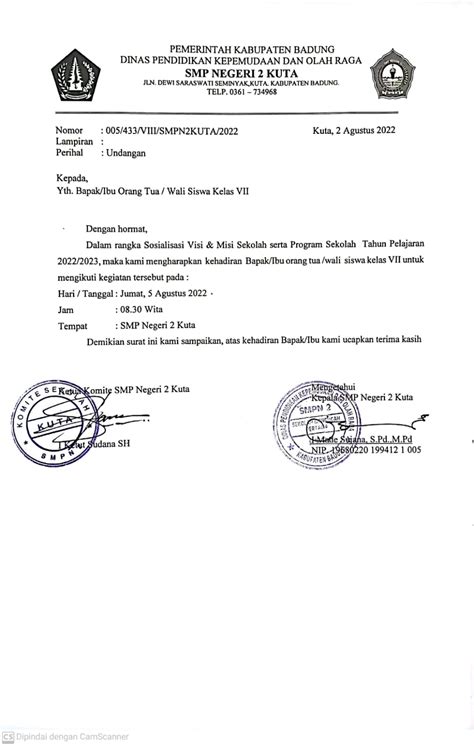 10 Contoh Surat Undangan Resmi Dengan Struktur Yang Baik