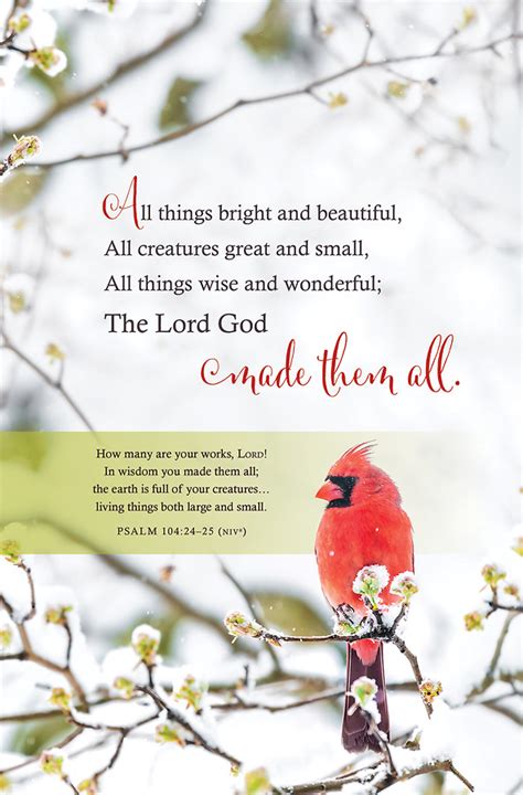 Church Bulletin Covers Free Printable Winter