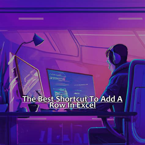 The Best Shortcut To Add A Row In Excel ManyCoders
