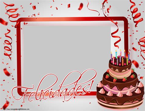 Felicitaciones Personalizadas de cumpleaños Tartas Felicidades