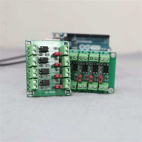 Interfacing PC817 4 Channel Optocoupler Module With Arduino 44 OFF