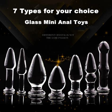 Hot Classic 7 Style Glass Anal Butt Plug Beads Crystal Dildo Adult Male Female Masturbation Sex