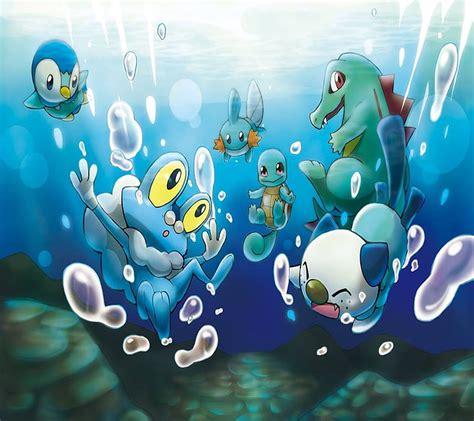 Pokemon Water Starters Wallpaper