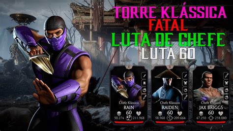 MK MOBILE TORRE KLÁSSICA FATAL LUTA DE CHEFE 60 TIME KLÁSSICO