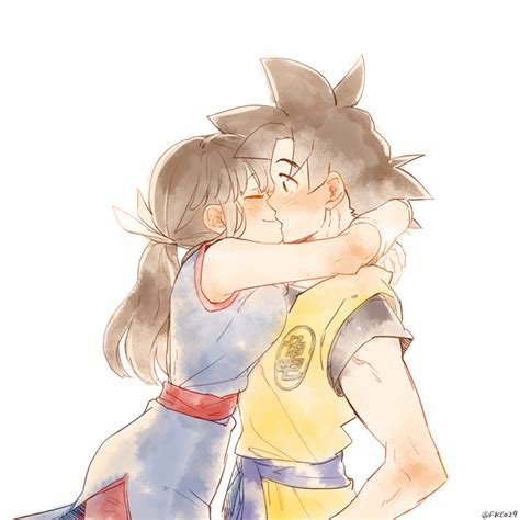 Son Goku And Chi Chi Dragon Ball Drawn By Fukuko Fuku Danbooru