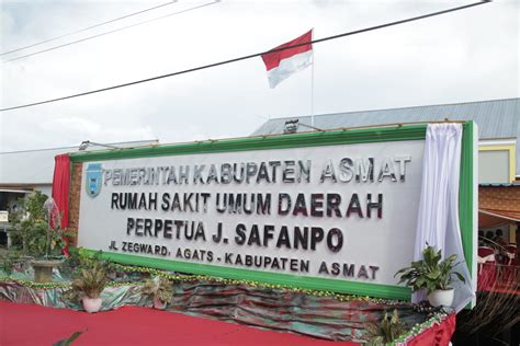 PJ Gubernur Papua Selatan Dan Bupati Asmat Resmikan RSUD Perpetua J