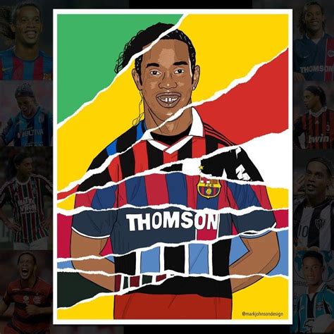 Ronaldinho Futbol Caricaturas Cromos