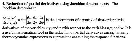 Solved Reduction Of Partial Derivatives Using Jacobian Chegg