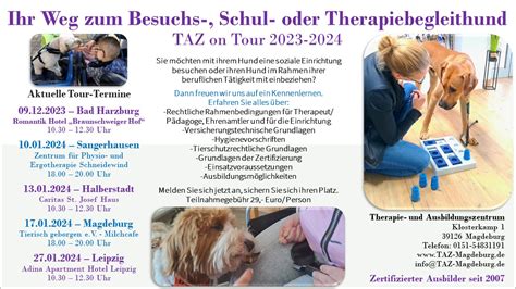 Taz On Tour Flyer Therapie Und Ausbildungszentrum