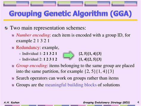 ppt a new solution approach for grouping problems based on evolution strategies powerpoint