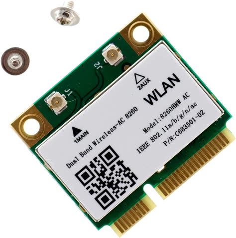 Deal4GO 8260 HMW 8260ac 802 11ac 867Mbps Half Mini PCie WiFi Adapter