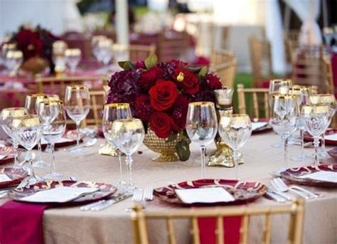 44 Elegant Burgundy And Gold Wedding Ideas Arreglos Para Boda