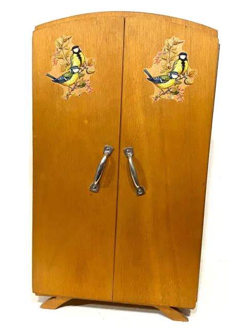 Ancienne Grande Armoire De Poup E Jouet Ancien En Bois Cm Eur