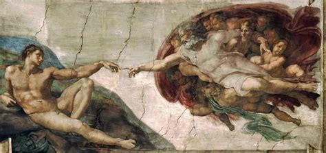 God Creating Adam Michelangelo In 2020 The Creation Of Adam