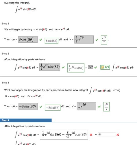 integration by parts how to choose u and dv
