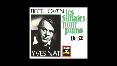 Lintégrale des sonates de Beethoven par le pianiste Yves Nat France