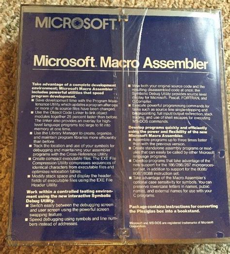 microsoft macro assembler 4 0 microsoft free download borrow and streaming internet archive