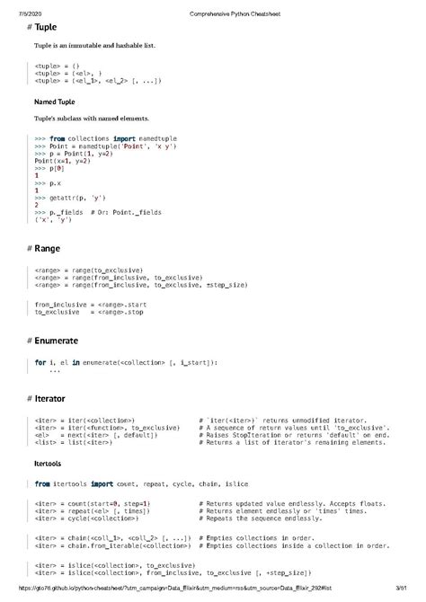 comprehensive python cheatsheet connect 4 programming